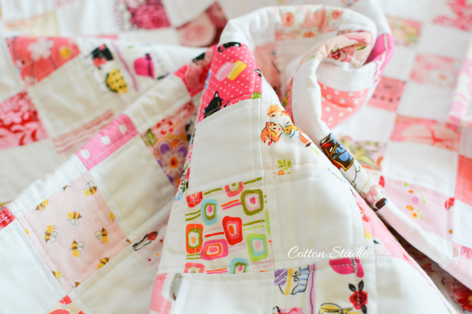 Checkerboard Quilt - PDF Pattern – Cotton Studio