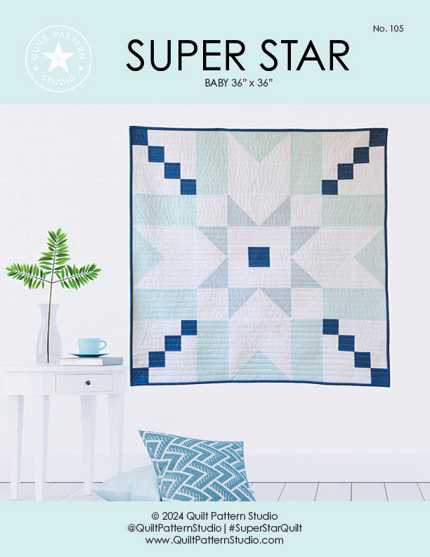 Super Star Baby Quilt - PDF Pattern – Cotton Studio